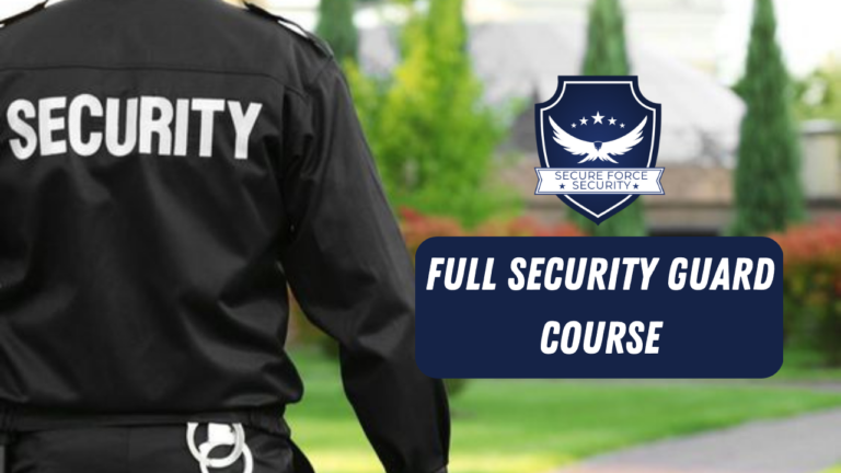 secure force service – Best Security Service and Training
